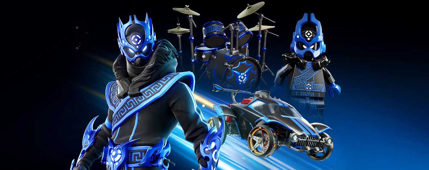 Konzola Sony PlayStation 5 PS5 Digital + Fortnite Cobalt Star komplet